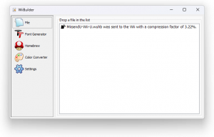 WiiBuilder 1.10.0 – Optimatek